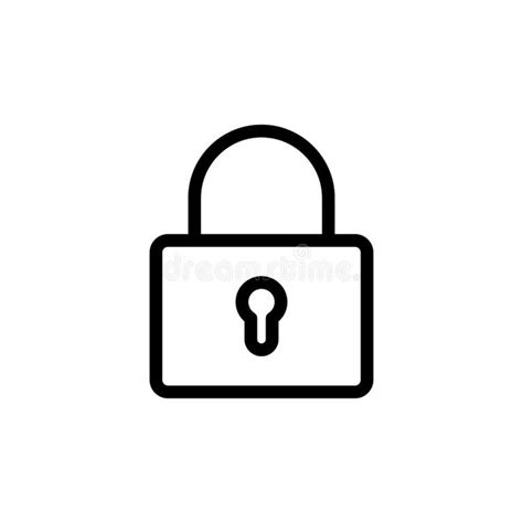 Lock Icon Padlock Icon Vector Encryption Icon Security Symbol Stock Vector Illustration Of