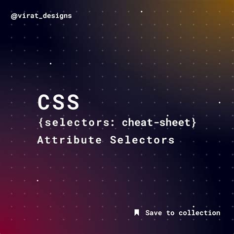 virat k on linkedin css cheatsheet
