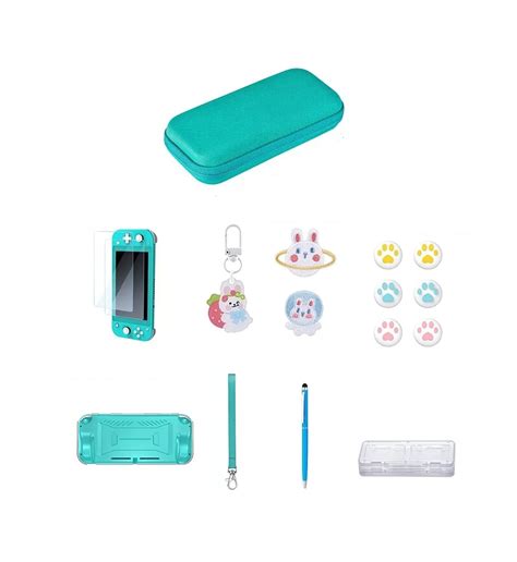 Kit De Accesorios Para Nintendo Switch Lite 15 En 1 Verde