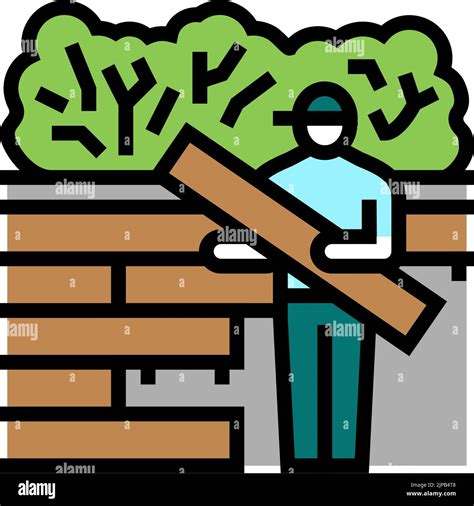 Decking Job Stock Vector Images Alamy