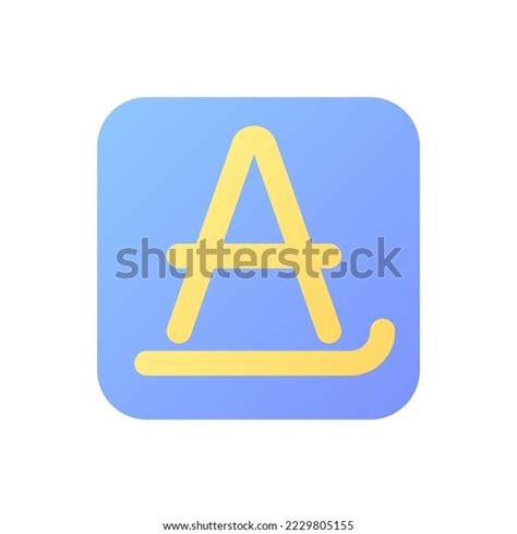 Text Formatting Pixel Perfect Flat Gradient Stock Vector Royalty Free