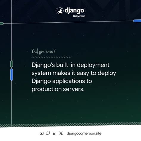 Django Cameroon On Linkedin Django Deployment Djangocameroon