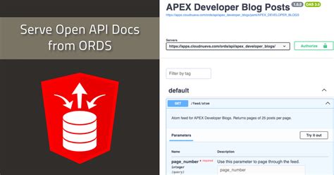 See How You Can Host Open Api Swagger Docs With Oracle Ords