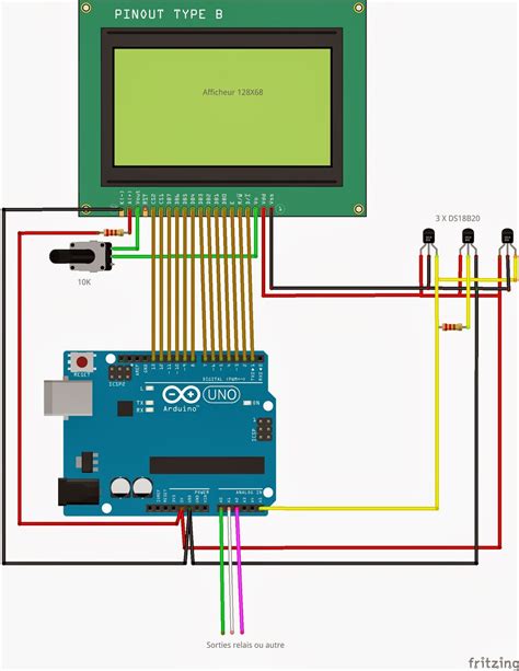 Arduino Créations Thermostat Multi Sondes Et Multi Sorties A Affichage Lcd