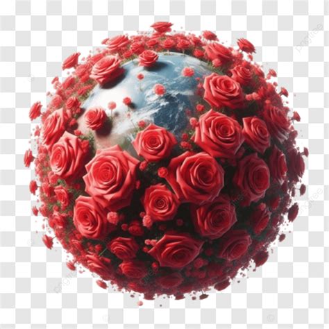 Made A Red Flower S Realastic Effect 3d Animation Global Decoration