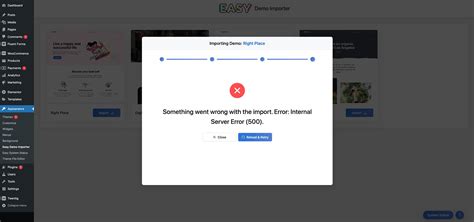 Troubleshooting Easy Demo Importer Docs
