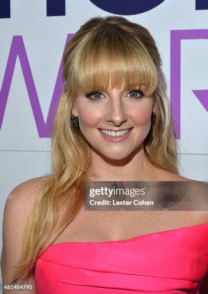 Actress Melissa Rauch Attends The 40th Annual Peoples Choice Awards