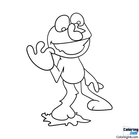 Elmo Broken Strings Tantrum Sticker Coloring Pages Pngmax The Monkey