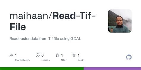 Github Maihaanread Tif File Read Raster Data From Tif File Using Gdal