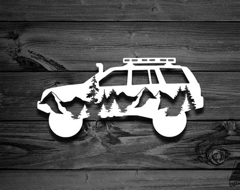 Compass Decal For 4runner Car Decal Mountain Decal Outdoor Etsy