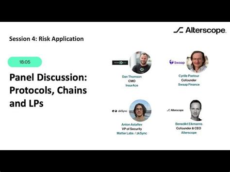 Alterscope On Linkedin Protocols Chains And Lps Panel Discussion Risk