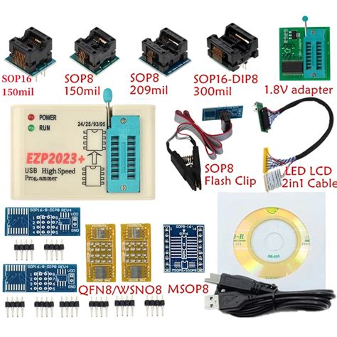 Ezp2023 Usb 2 0 Hi Speed Programmer 12mbps Support 25 Flash 24 93 95