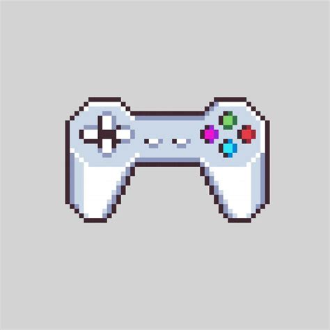 Flexible Editable Vector Game Controller Pixel Art For Game Development