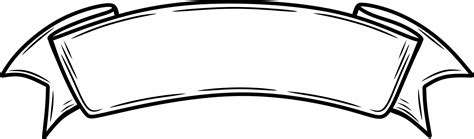 Line Art Ribbon 12002811 Vector Art At Vecteezy