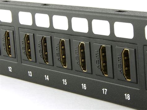 Hdmi High Density Patch Panel 24 Port Vivid Av® Official Site