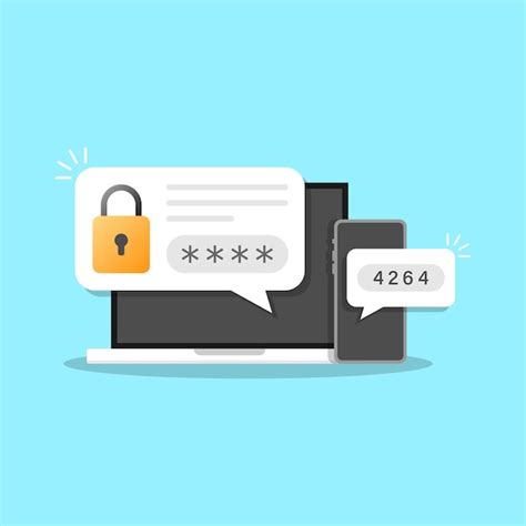 Premium Vector Two Steps Authentication Icon In Flat Style