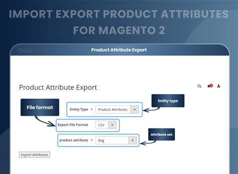 Magento 2 Import Export Product Attributes Extension