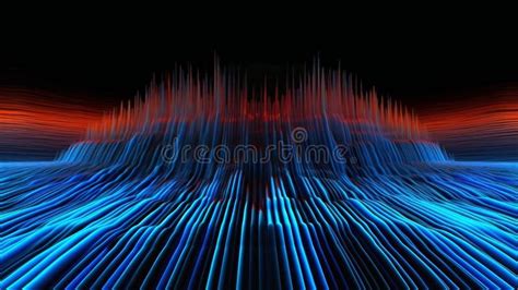 Abstract Blue And Red Lines Intersecting In A Vibrant And Dynamic