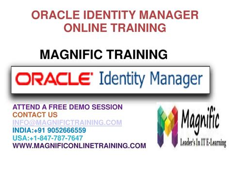 ppt oracle identity management online training powerpoint