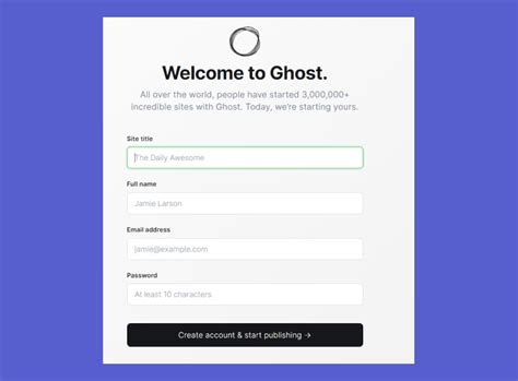 Step By Step Guide Installing Ghost On Your Local Computer