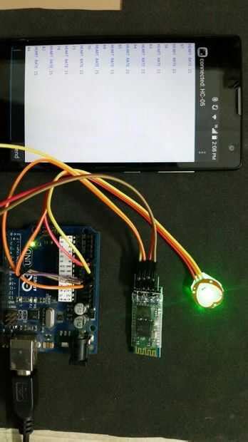 Pulso Sensor Con Bluetooth Y Arduino