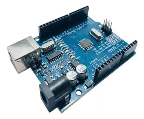 Placa Arduino Uno Smd Atmega 328p Azul Ch340 MercadoLivre