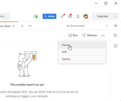 Pause Resume Monitor Changes Configuration Issue Postmanlabs Postman App Support GitHub