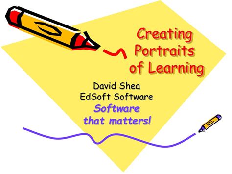Ppt Creating Portraits Of Learning Powerpoint Presentation Free