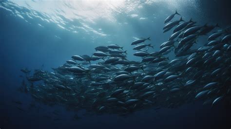 Fish Swimming School Of In The Ocean Backgrounds  Free Download