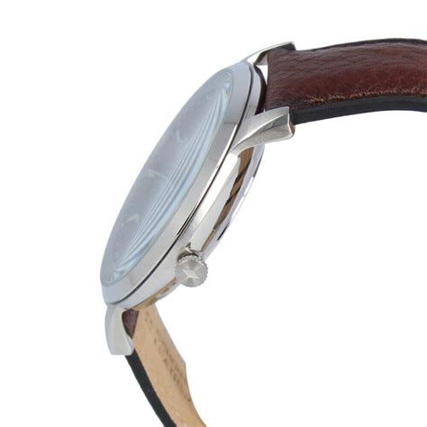 Reloj Fossil Minimalist Hombre Marrón Y Verde Analógico Solar Fs5838