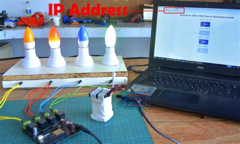 Esp32 Web Server Based Home Automation Circuit Diagram And Programming