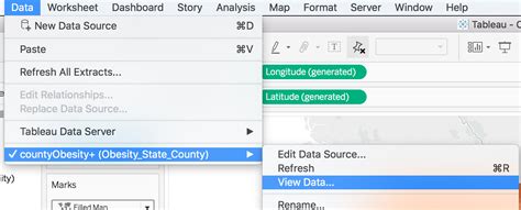 How To View Contents Of Tableau Data Source In Spreadsheet Tabular Format Stack Overflow