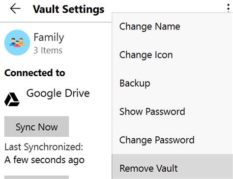 Removing A Vault From Enpass