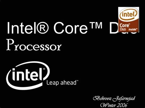 PPT Intel Core Duo Processor PowerPoint Presentation Free Download ID 240197
