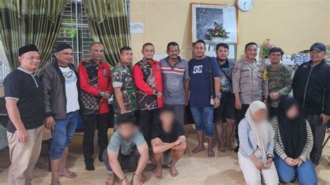 Pasangan Muda Mudi Pesta Sabu Di Losmen Tertangkap Basah Saat Digerebek Buser Gampong Pb