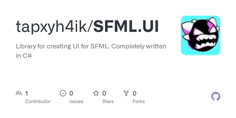 Github Tapxyh Ik Sfml Ui Library For Creating Ui For Sfml Completely Written In C