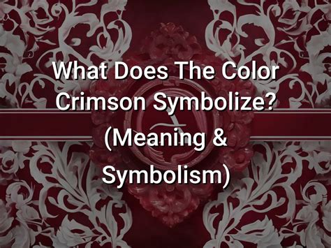What Color Is Crimson Black