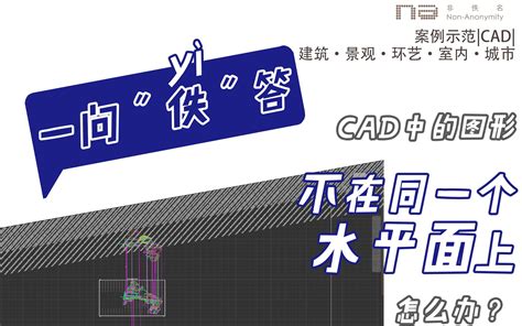 一问“佚”答：cad图形不在同一个平面上怎么办？ 内个小谁啊 软件问题 哔哩哔哩视频