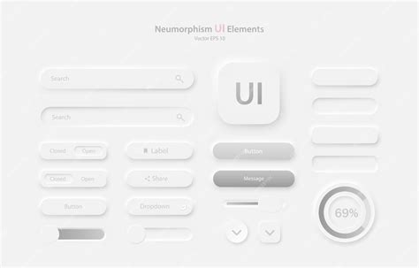 Premium Vector Collection Of User Interface Elements For A Mobile Application