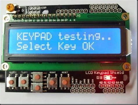 Arduino Lcd Keypad Shield Escudo De Teclado De Lcd De Arduino