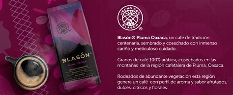 Blasón Café Molido Pluma Oaxaca 340 G Mx Alimentos Y Bebidas