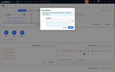 选择要绑定的工作流无上下文