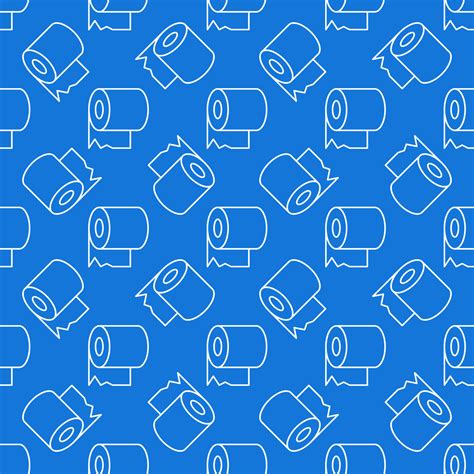 Toilet Paper Vector Geometric Linear Seamless Pattern 13089571 Vector Art At Vecteezy