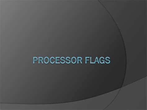 Pdf Cpe103 03 Processor Flags Dokumentips