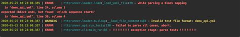 Runner运行报错while Parsing A Block Mapping Ls0202 博客园