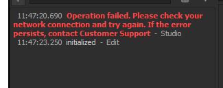 Currently Experiencing Issues Regarding HttpErrors And ConnectFail In ROBLOX Studio Building