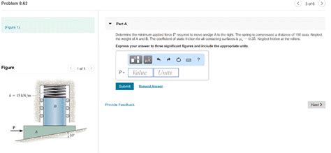Solved Problem 8 63 Part A Figure 1 Determine The Minimum