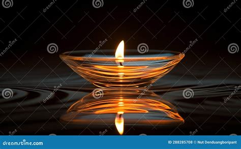 Flickering Diya Illuminating Triumph Over Darkness Stock Illustration Illustration Of Warmth