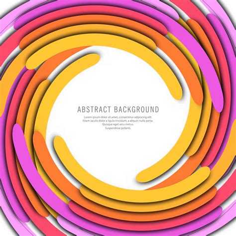 Modern Colorful Circular Lines Background 257284 Vector Art At Vecteezy