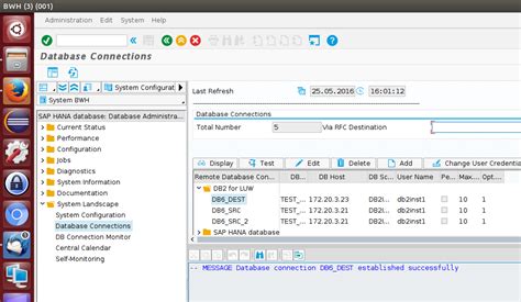 Transaction Sm21 Shows Connection Error Dbacockp Sap Community